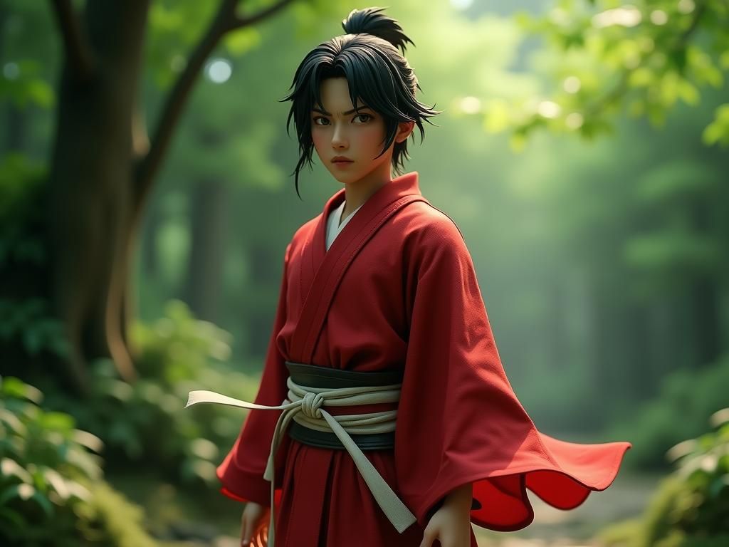 Prompt: Heroic Rurouni Kenshin Model