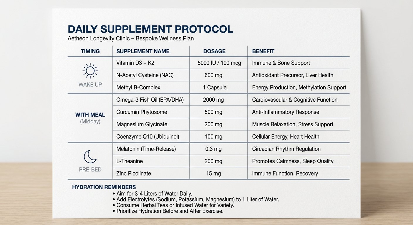 Daily Supplement Protocol - An AI Creation on Prompt Mine