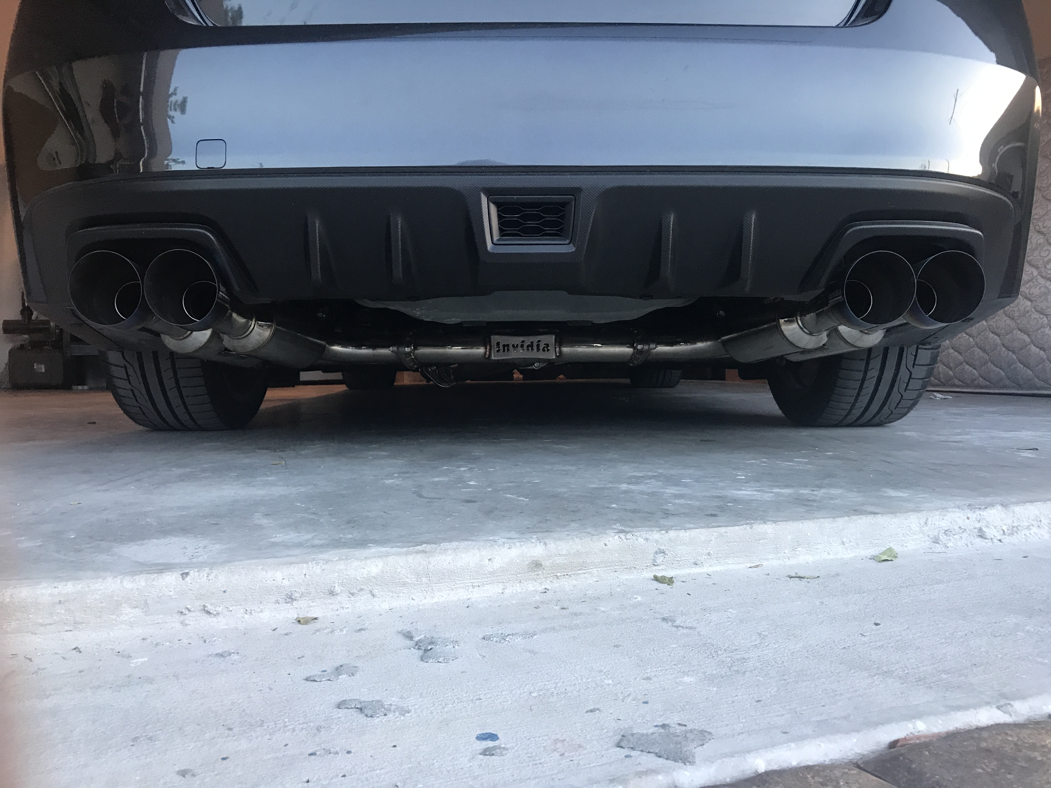 Invidia R400 Gemini Quad Tip Exhaust System | 2015+ Subaru WRX / STi ...