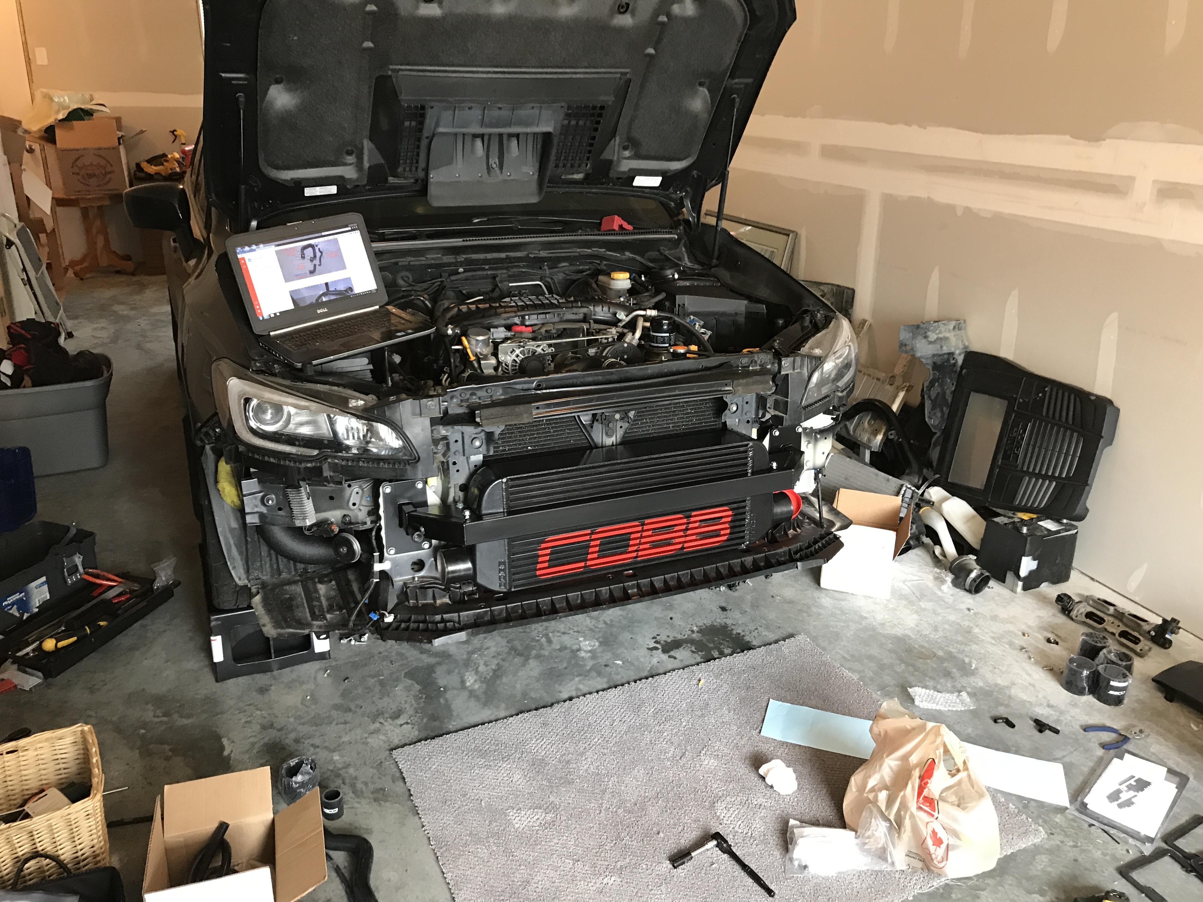 COBB Front Mount Intercooler Kit | 2015-2018 Subaru WRX Sedan (SUBFMIC ...