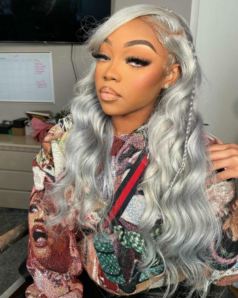 Grey Wig 13x4 HD Lace Wigs Straight Brazilian Hair ||Ashimary 613 Blonde Lace Wig – ashimaryhair