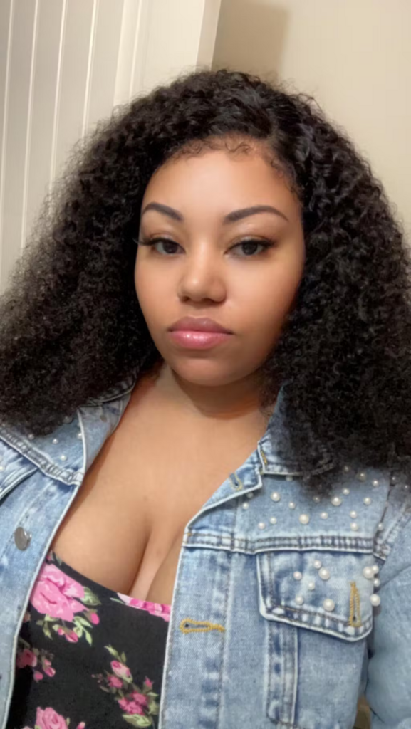 Natural Blend Away 3C Newborn Hairline Kinky Curly Wig – ashimaryhair