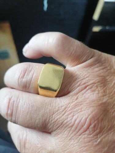 SQUARE RING - GOLD