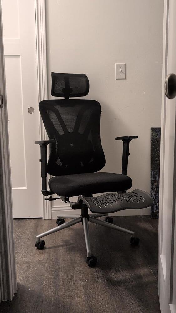 HBADA P5 Ergonomic Office Chair with Footrest
