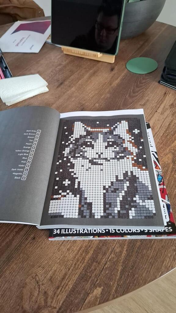 HueCell™ - 100 Color By Number Mysteries Book