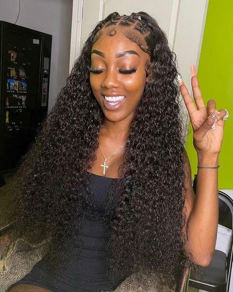 Clear HD Lace Transparent Lace Frontal Wigs Human Hair Wig丨JESSIE'S WIG ...