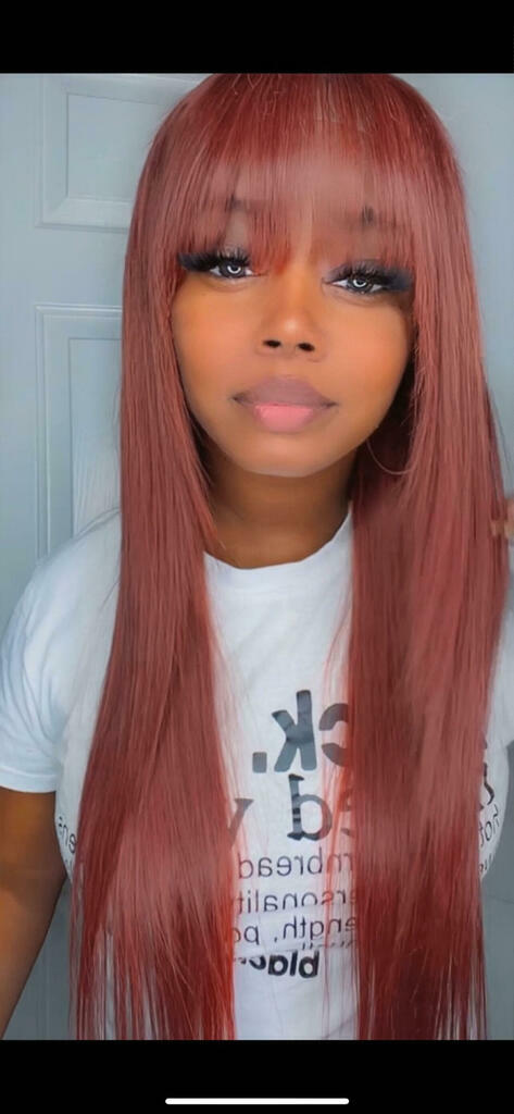 Pre Cut 9x6 Lace Wavy Layer Cut Glueless Wig With Curtain Bangs ...