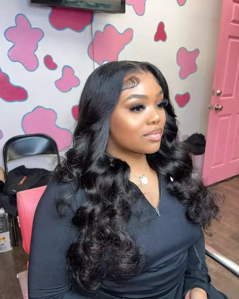 Body Wave Pre Cut Lace Preplucked 5x6 Wig Glueless Crystal HD Lace Wig ...