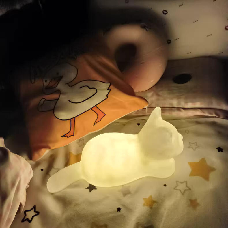 'Cozy Cat Light Lamp' | Dreamy and Adorable Loafing Cat Night Lamp ...