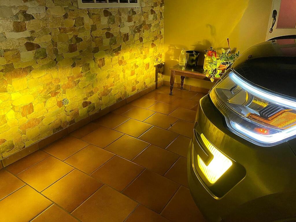 HB3 9005 Yellow LED Fog Light Bulbs or DRL 3000K Amber Fanless — SNGL ...