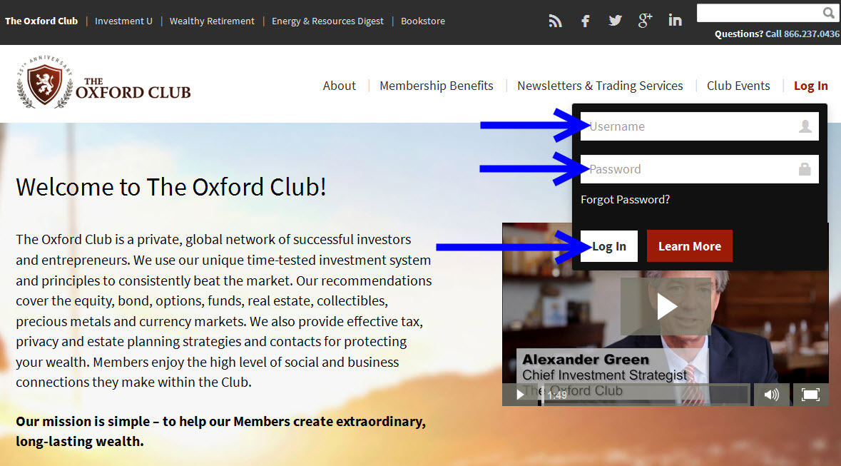 Welcome to the New Oxford Club Visitors’ Website | The Oxford Club