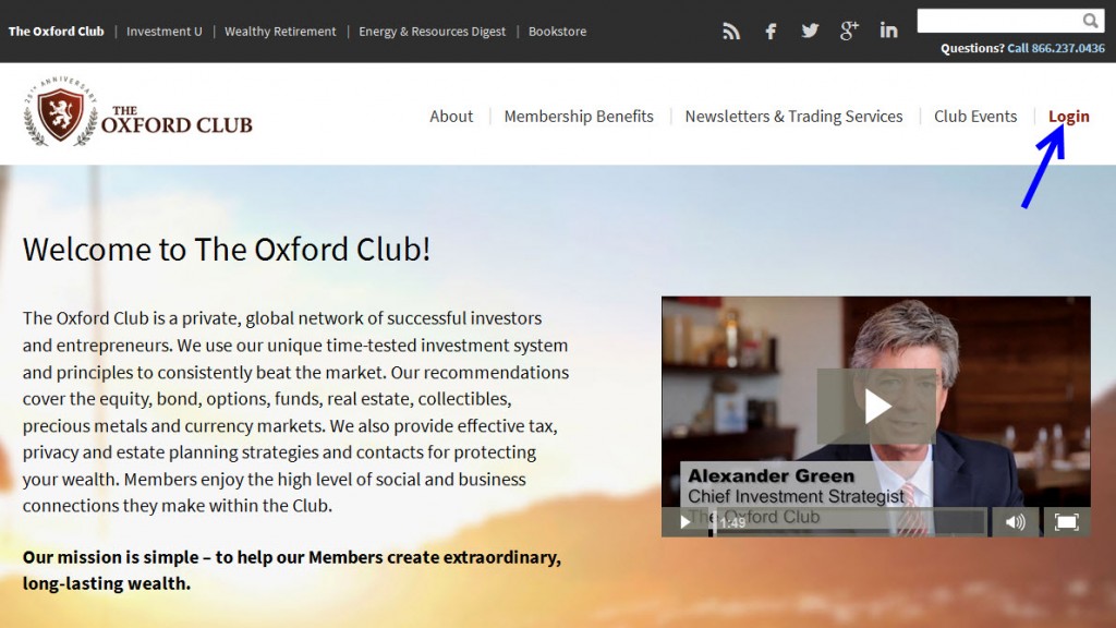 Welcome to the New Oxford Club Visitors’ Website | The Oxford Club