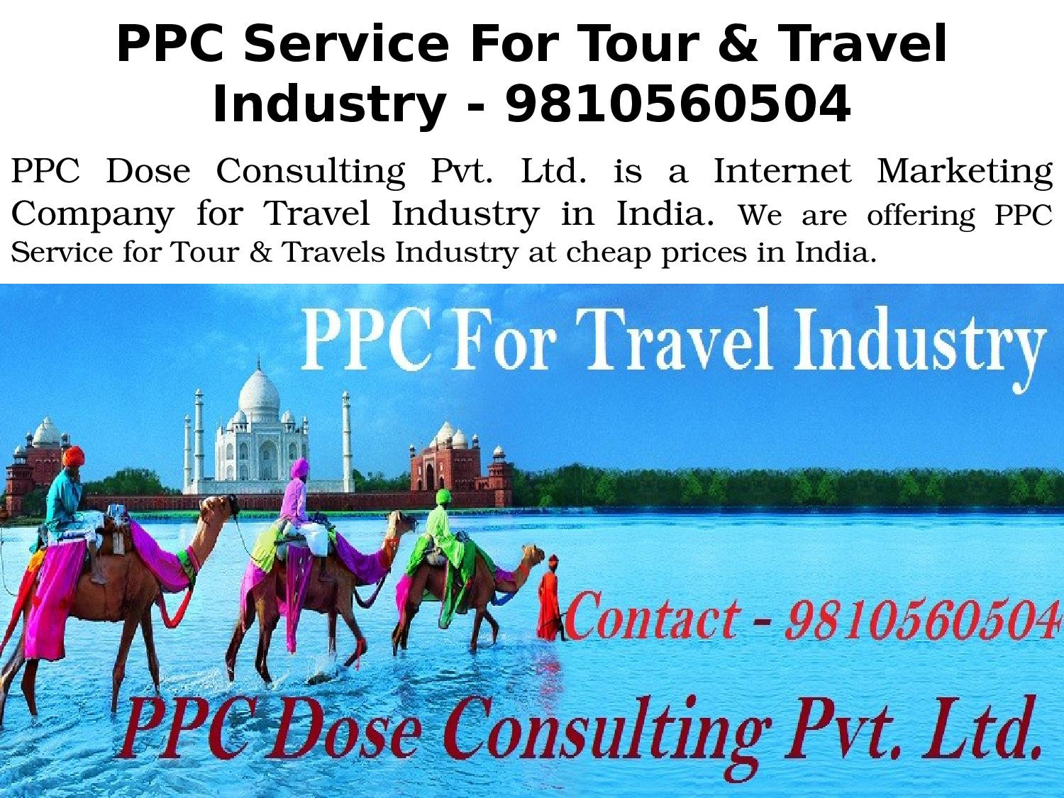 PPC Service For Travel Industry 9810560504 India