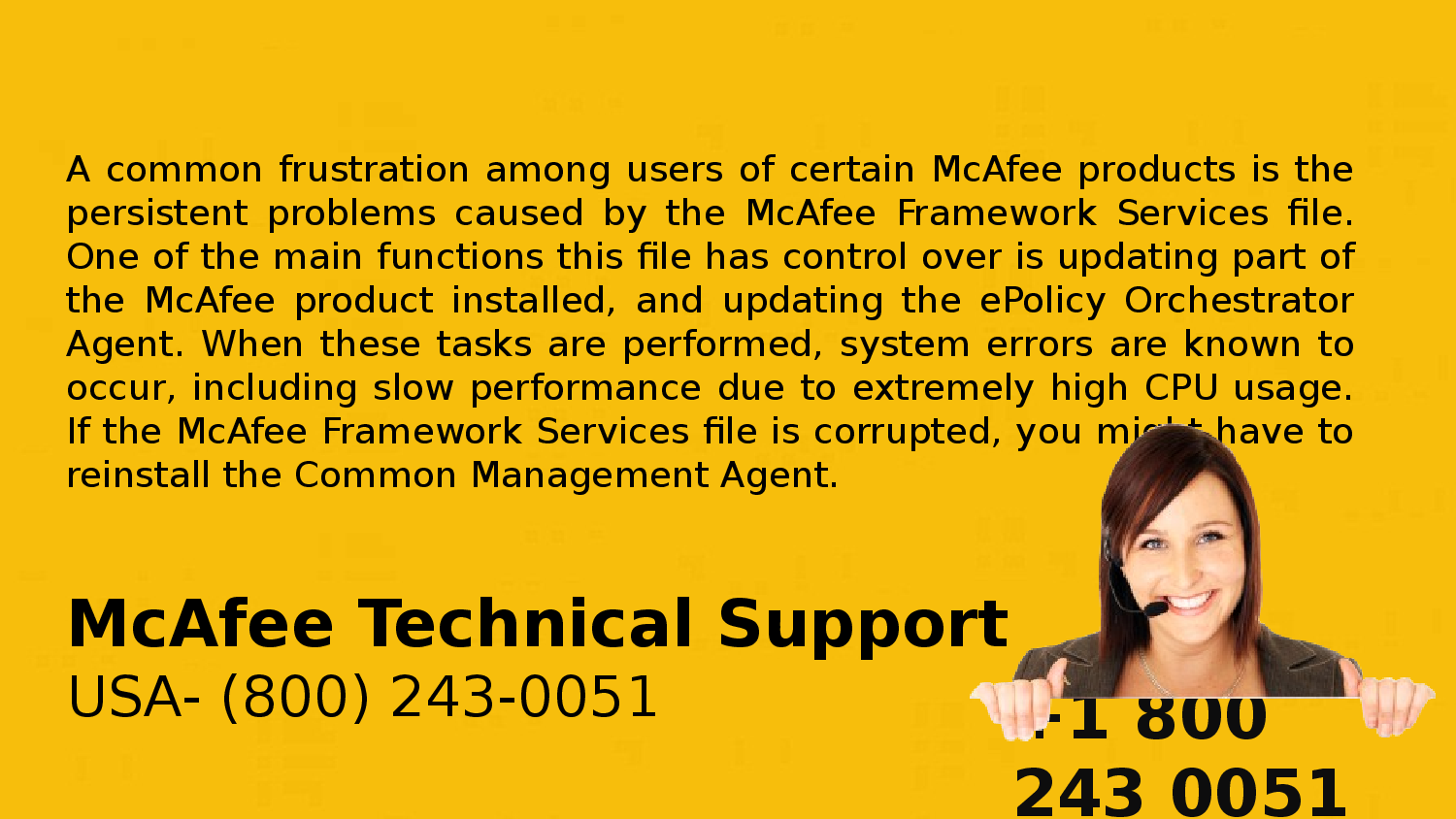 How to Repair McAfee Framework Services?