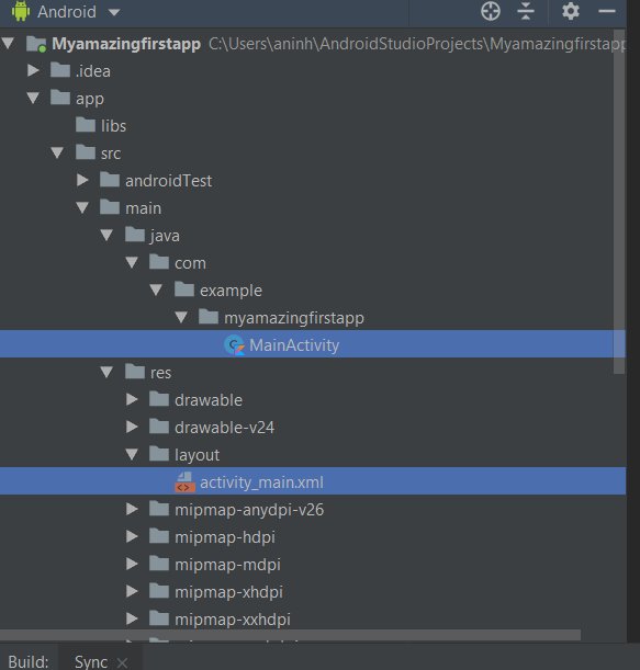 my first android app: Slides