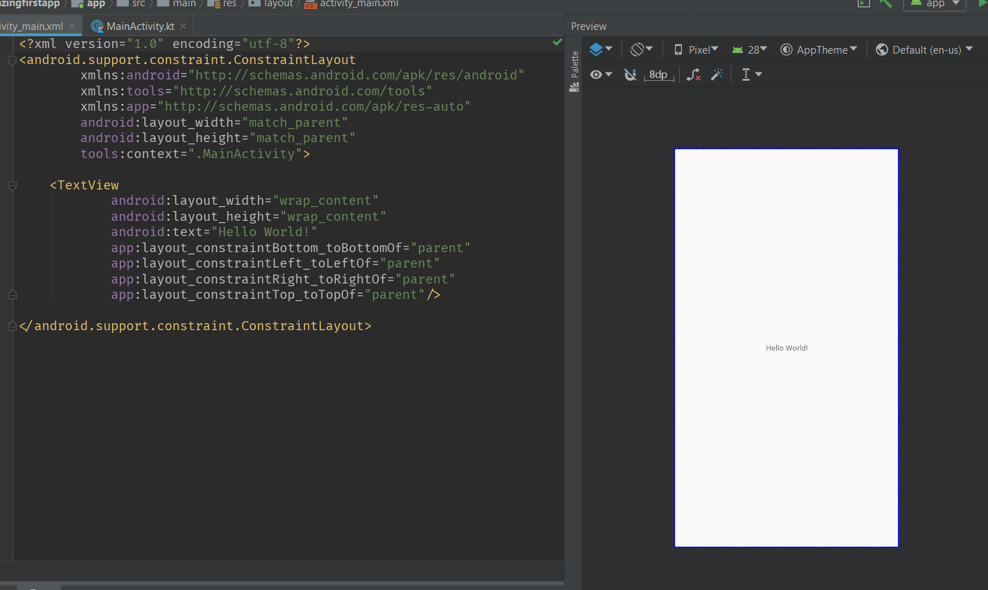 my first android app: Slides