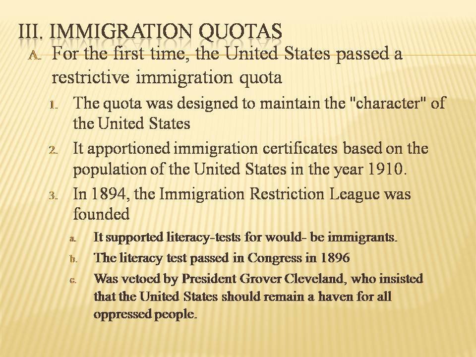 David Ford Avon CT - Immigration Law’s history in the United States