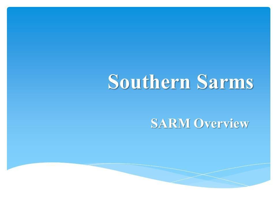 Southern Sarms - SARMs used for