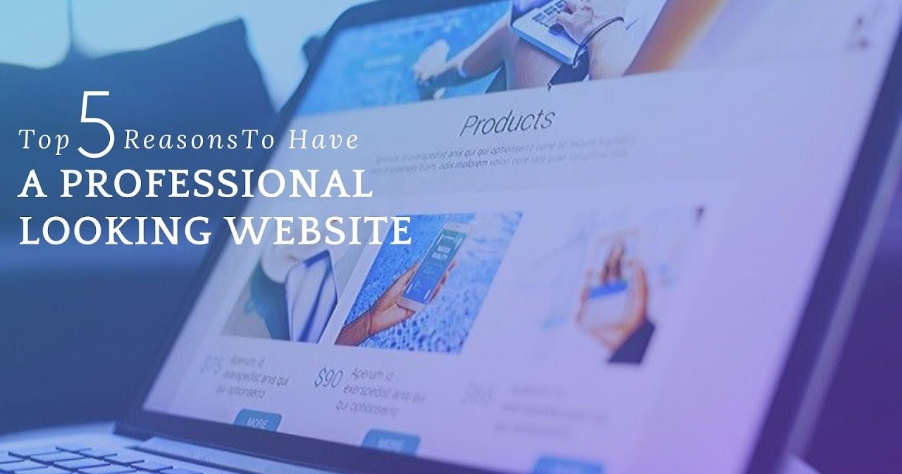 Top 5 Reasons To Have A Professional Looking Website