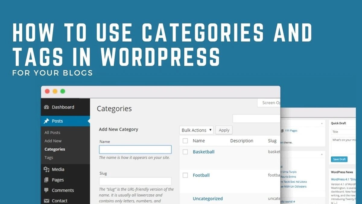 How To Use Categories And Tags In WordPress For Your Blogs