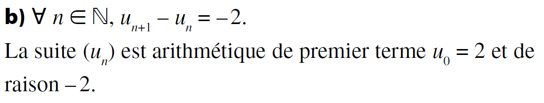 Suites arithmétiques - Suites géométriques