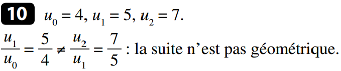 Suites arithmétiques - Suites géométriques