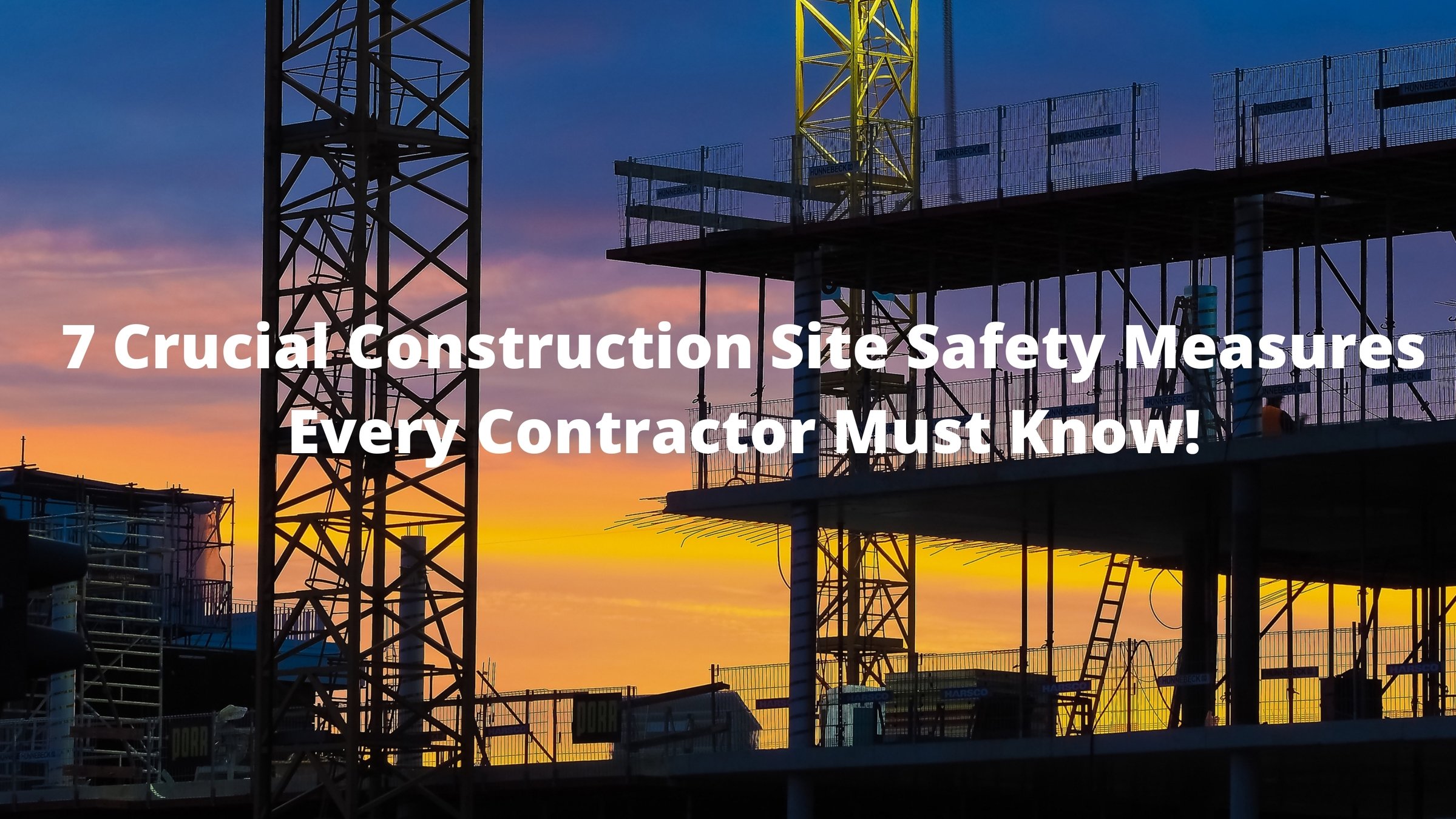 Safety Tips In All Construction Sites | Derrick Sandy