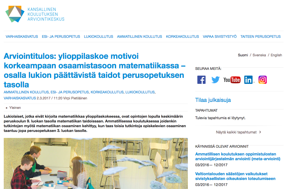 MAOL Digiaineistot: Ajankohtaisia näkökulmia matematiikan opetukseen