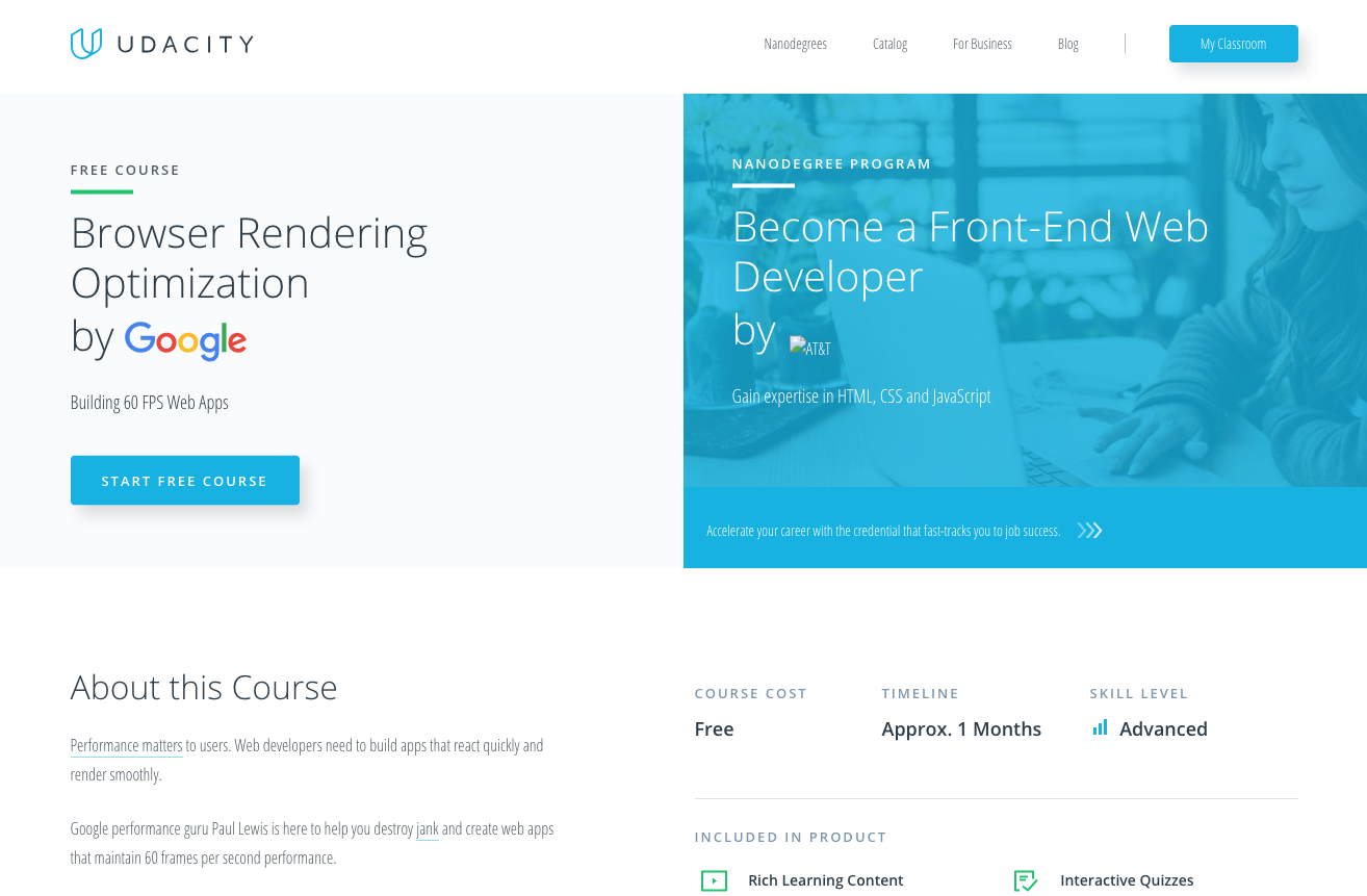 Browser Rendering Optimization