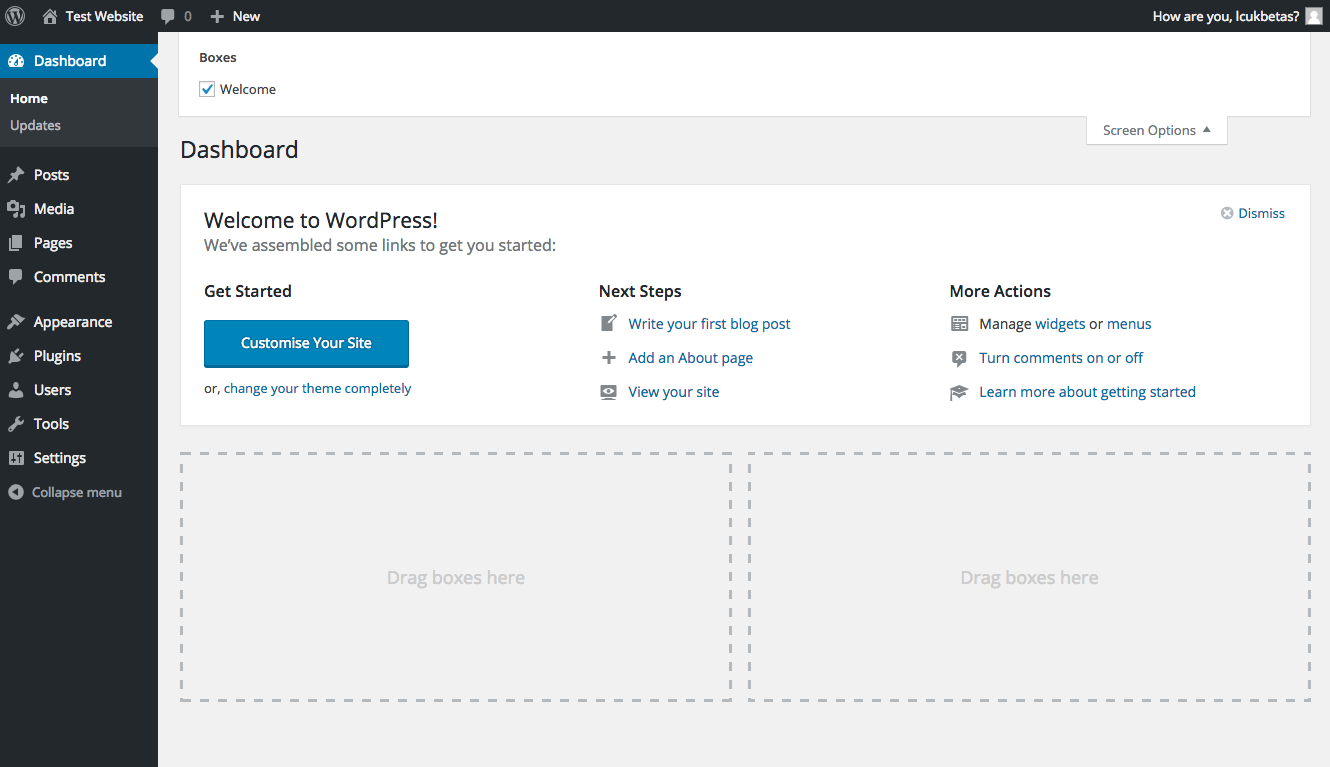 Customising the WordPress Admin Experience