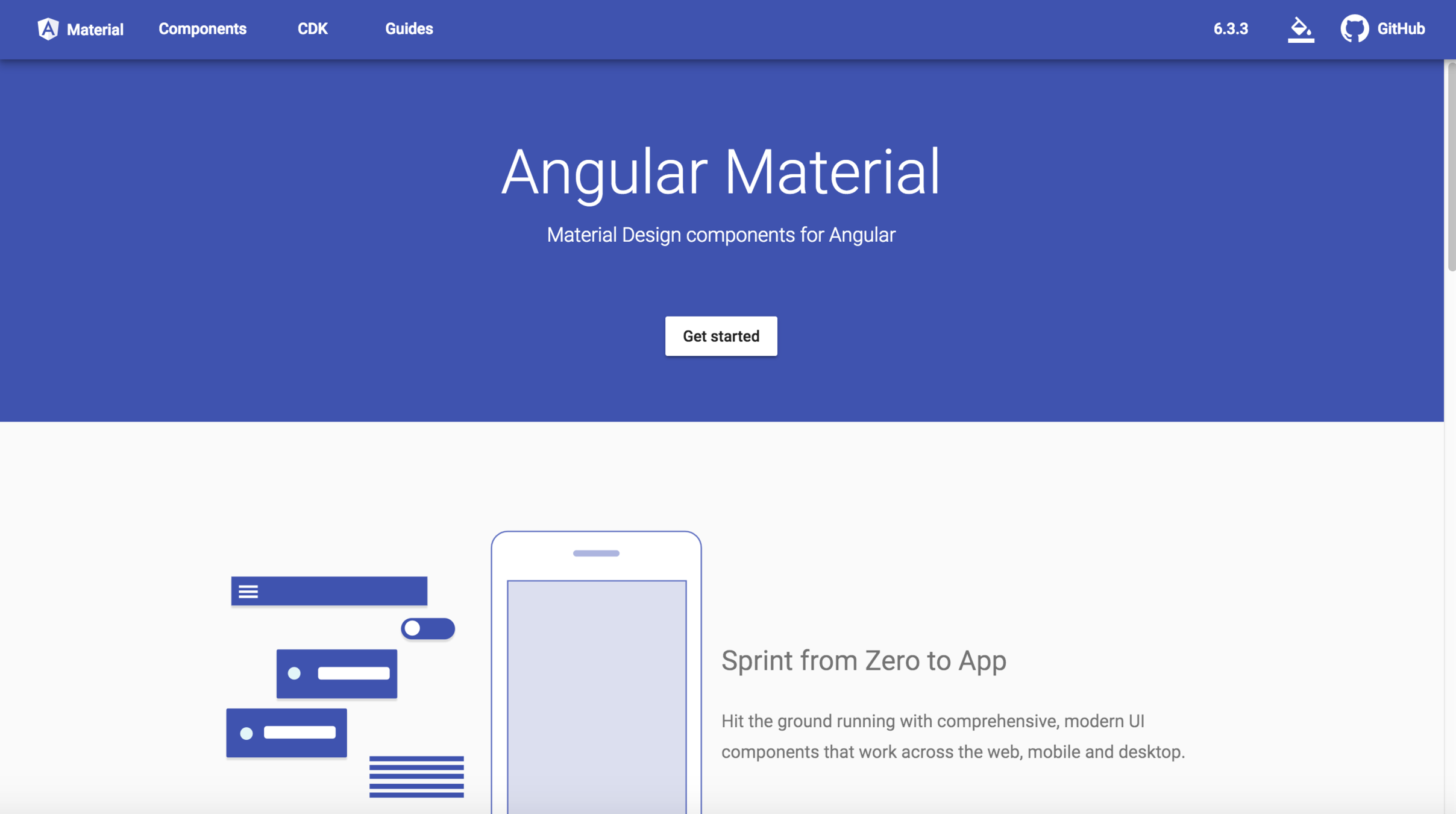 Ignite ui for angular vs Material
