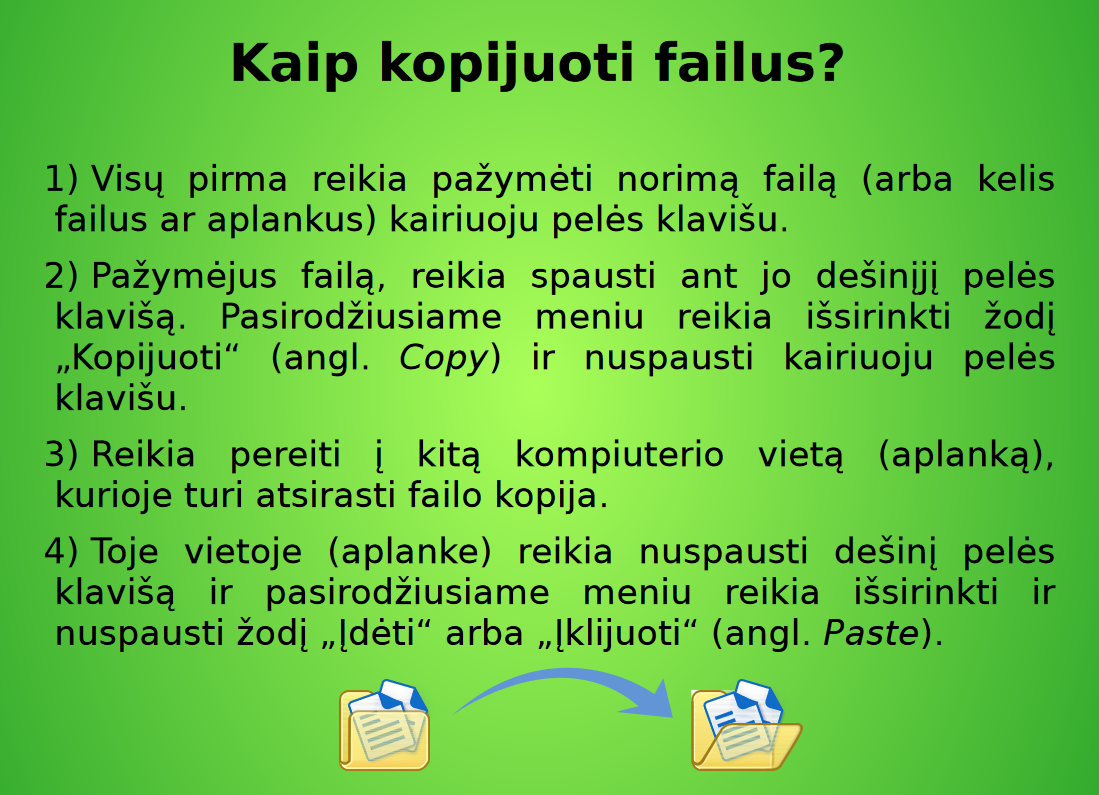 Failai ir aplankai