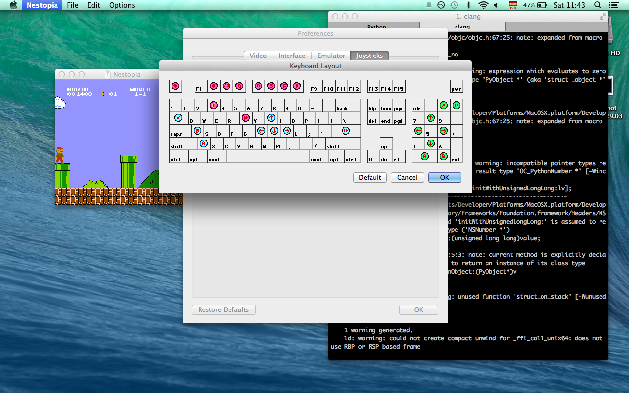 Super Mario Bros with OpenCV