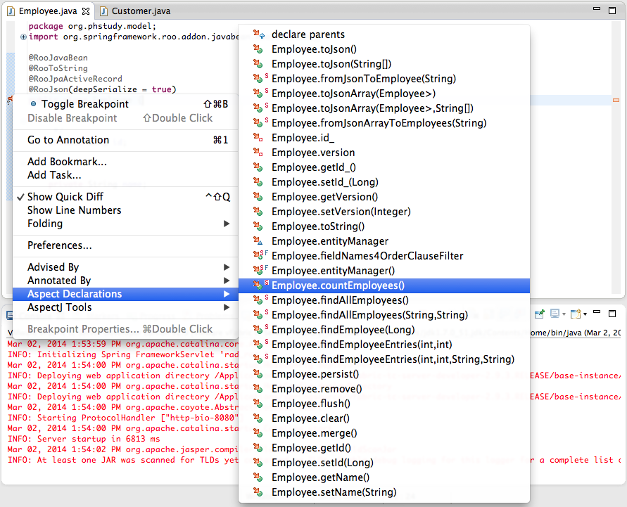 Introduction to Spring Roo