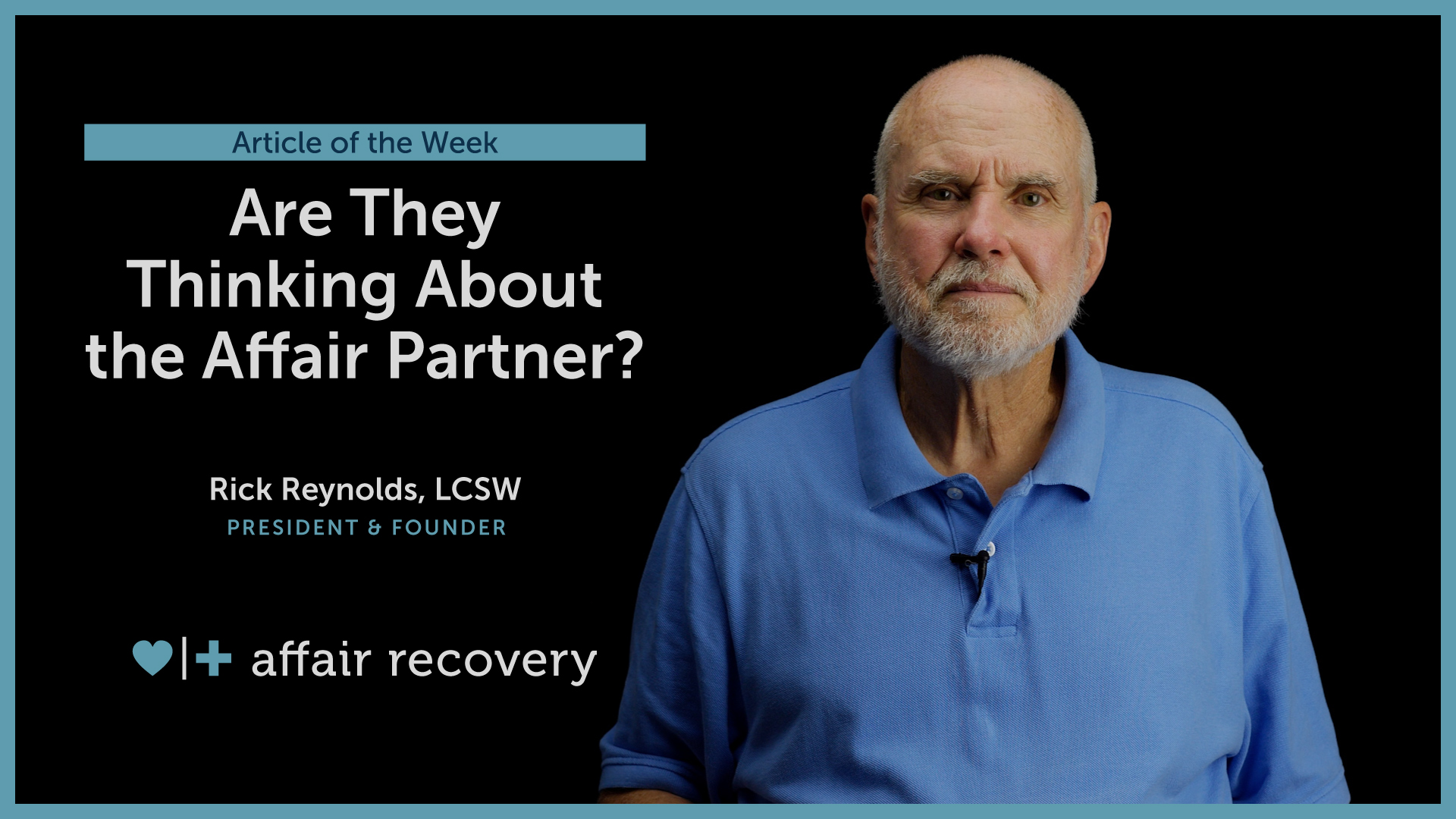 Are They Thinking About the Other Person? | Affair Recovery