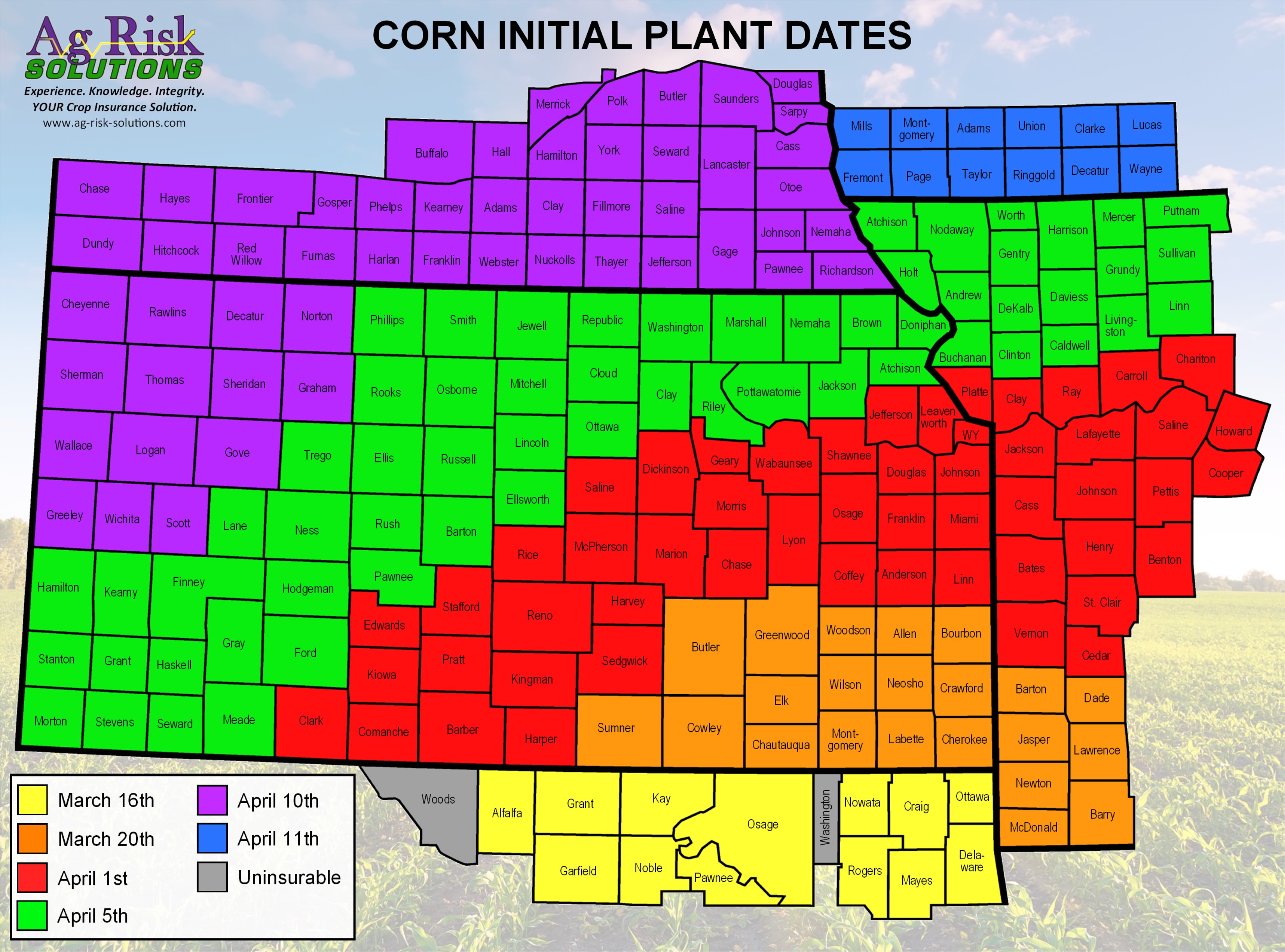 Ag Risk Solutions - PLANT DATES - CORN