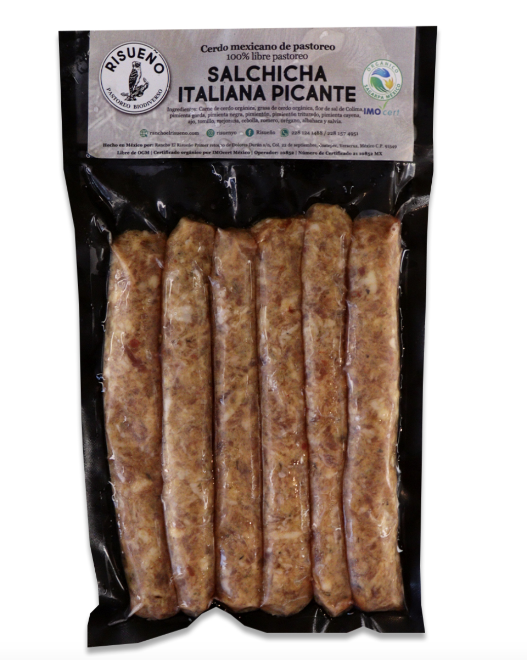 Salchicha Italiana Picante - ALMA TIERRA