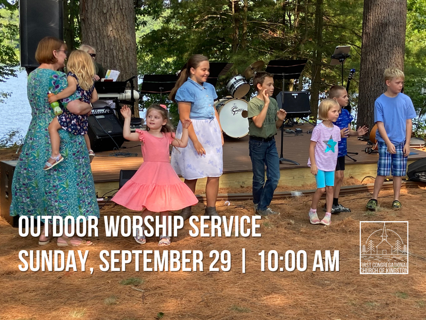First Congregational Church of Kingston, NH | Outdoor Worship Service