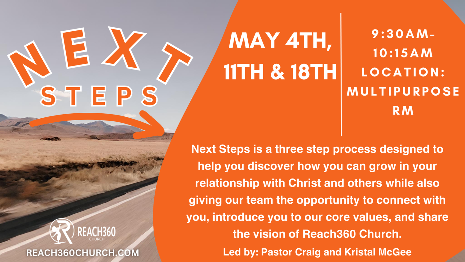 REACH360 Church | Oakland & Somerville TN | Next Steps Class