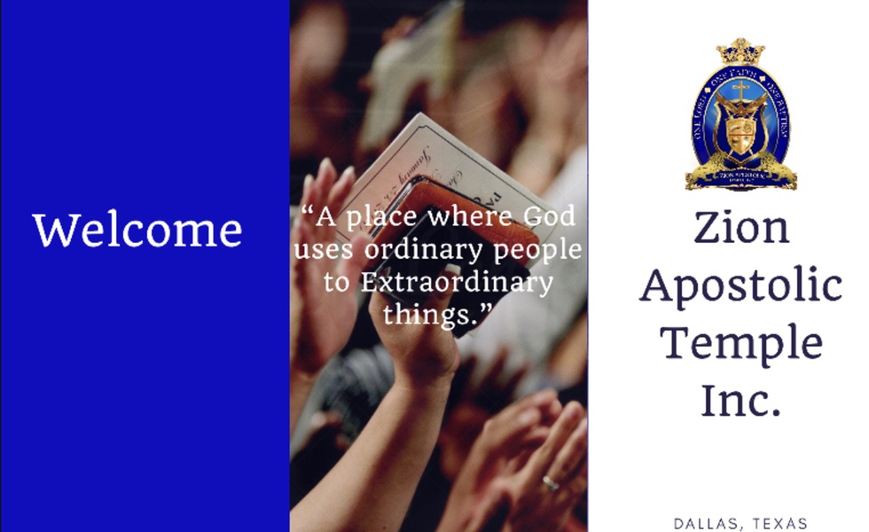 Zion Apostolic Temple, Inc. | Home