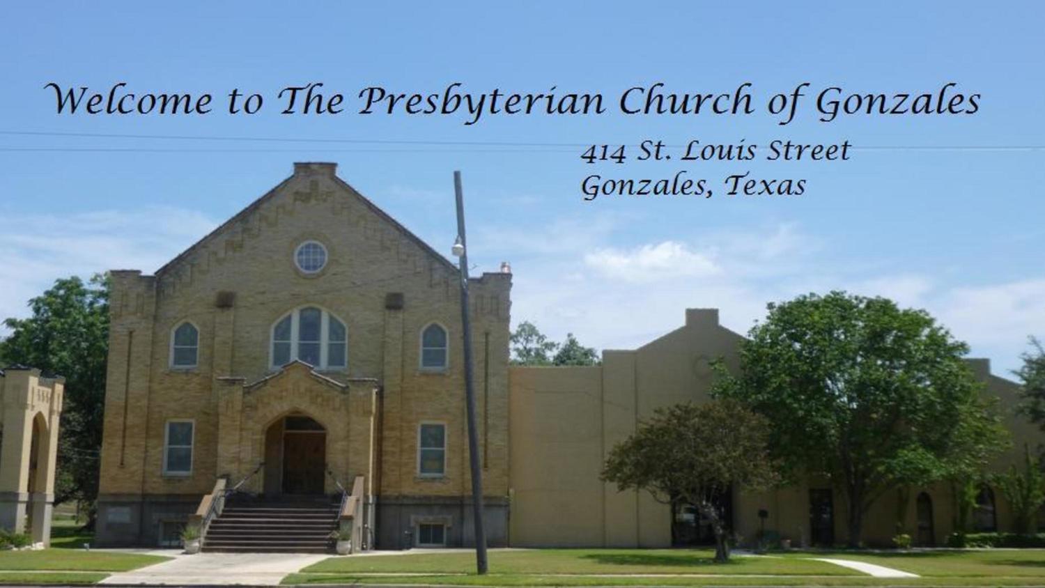 The Presbyterian Church of Gonzales | Home