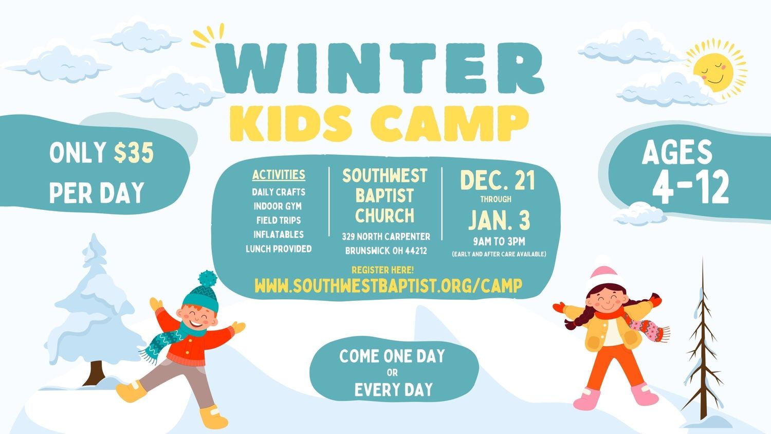 Southwest Baptist Church | Spring Break Camp 2024