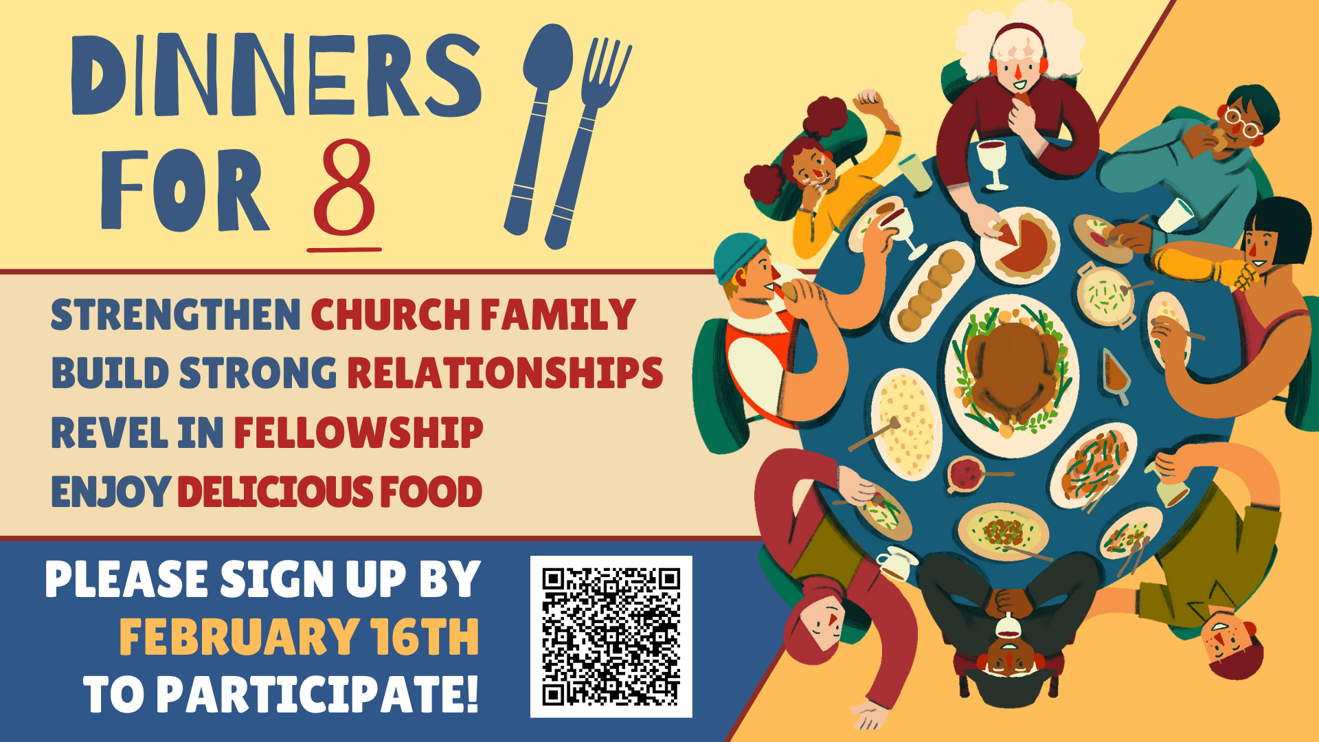 First Presbyterian Church Tuscaloosa | Dinners for 8