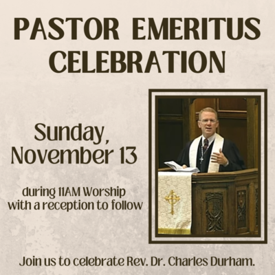 First Presbyterian Church Tuscaloosa | Pastor Emeritus Celebration
