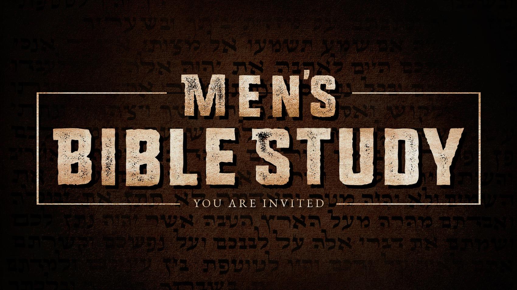 South Potomac Church | Men's Bible Study | Wed, Aug 19th 6:30pm