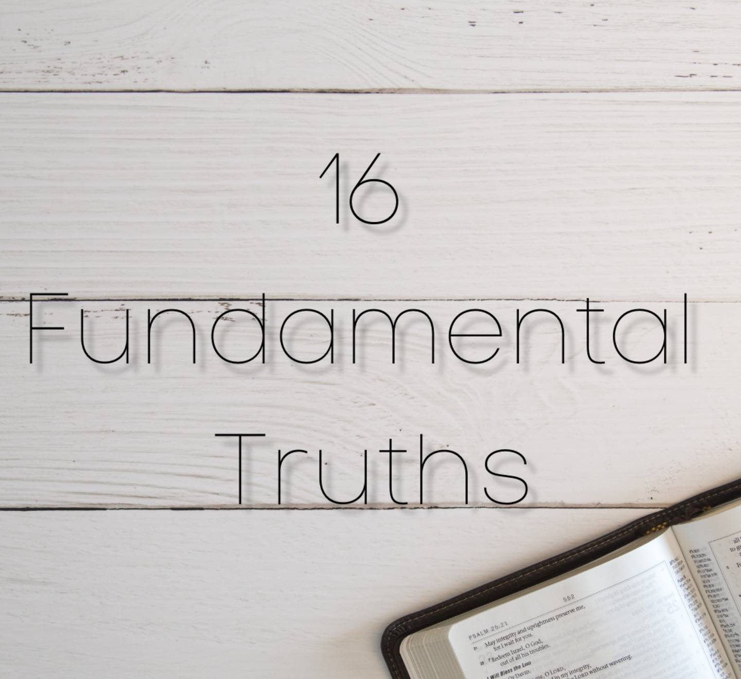 First Assembly of God | What We Believe