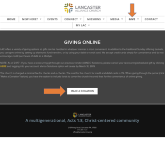 Lancaster Alliance Church | Step-by-Step Inst (prior to 12/2025