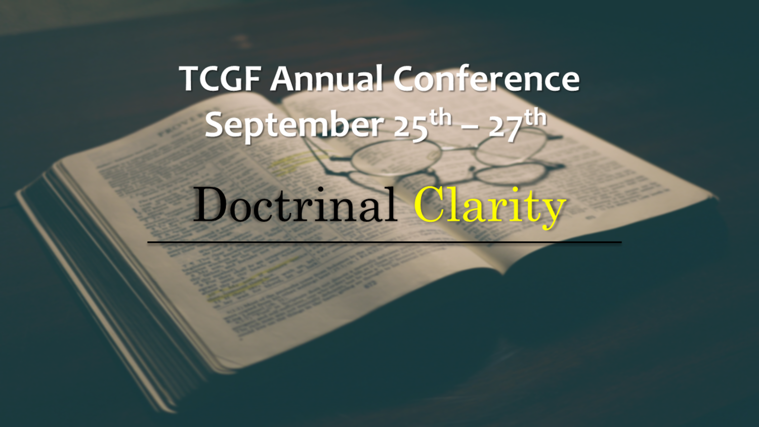 Twin Cities Grace Fellowship | TCGF