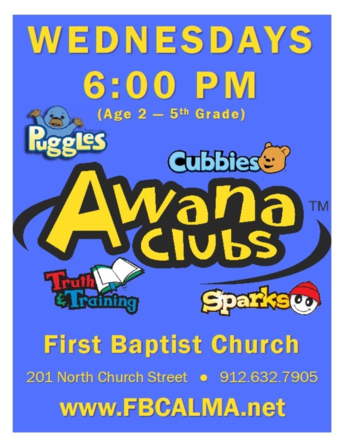 First Baptist Church Alma | Awana Club 2023-2024