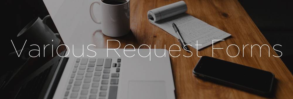 Medway Community Church | Various Request Forms